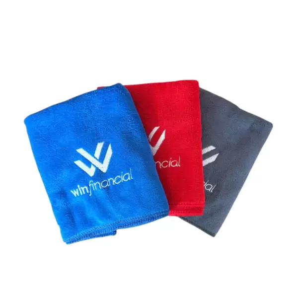 WFG Branded Microfiber Sports Towel – Win Financial